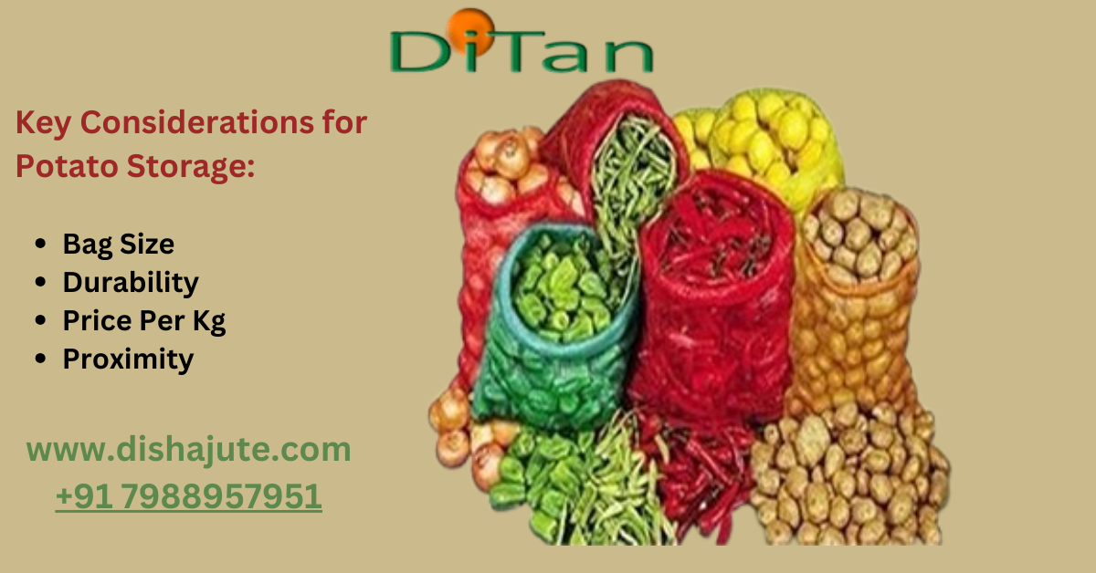 Best Potato Storage Bag | Breathable Leno Mesh Bag for Potatoes